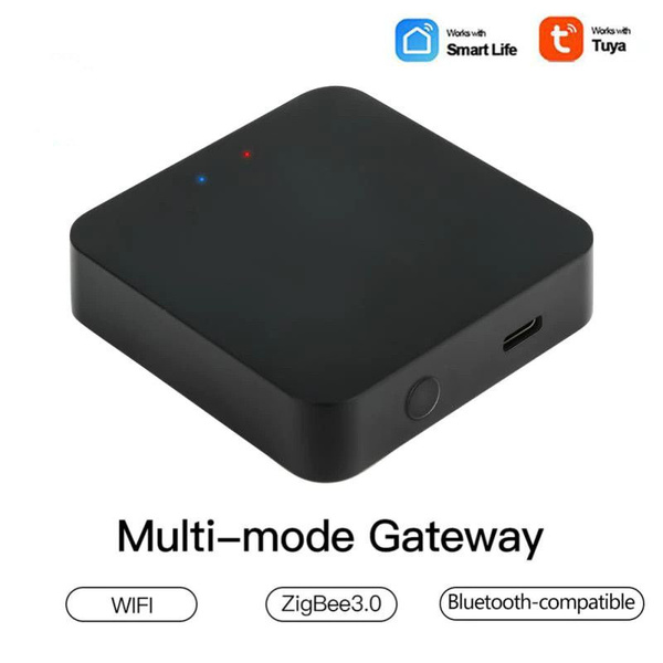 Шлюз для умного дома ZigBee, центр управления Tuya многорежимный хаб ...
