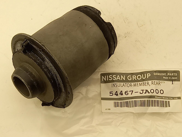Сайлентблок подрамника задний Nissan (Ниссан), 54467-JA000 (54467JA000 ...
