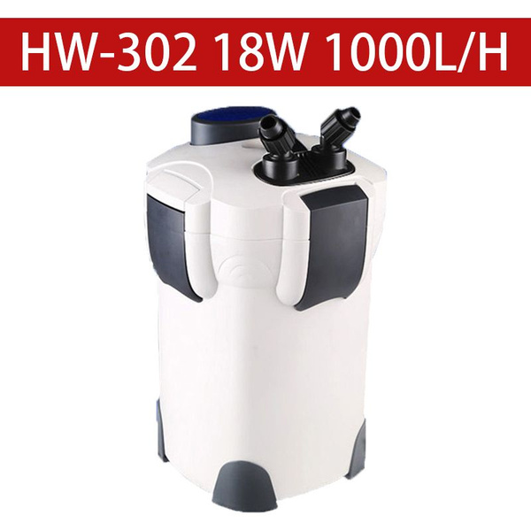 Внешний фильтр для аквариума, SUNSUN HW-302 18 Вт 1000Л/ч полный ...
