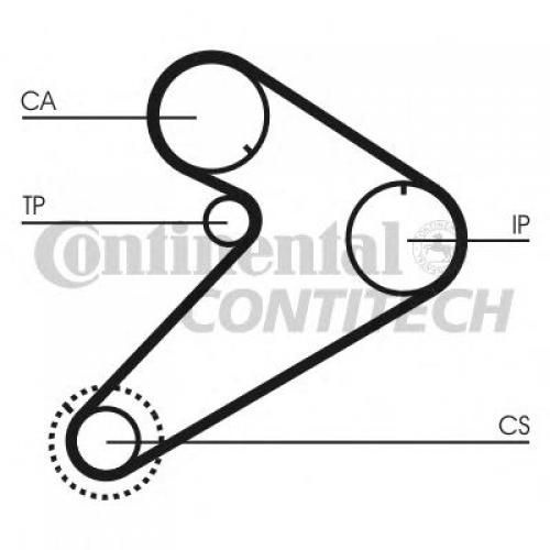 Комплект ремня грм ct921k2 Contitech CT921K2 CT921 купить на OZON по ...