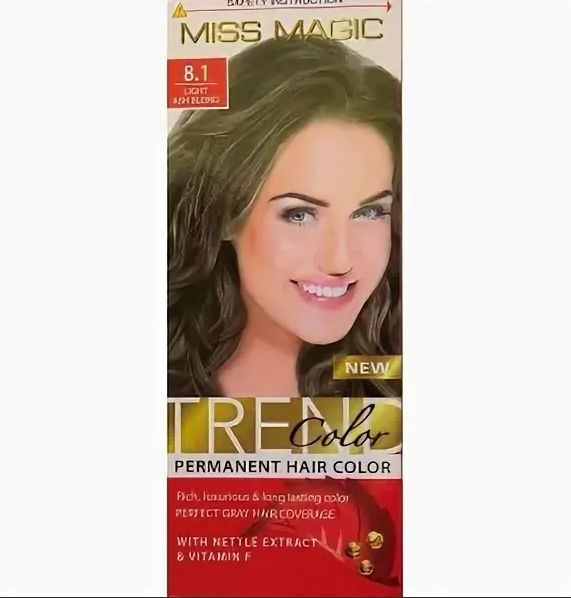 Краска для волос Miss Magic 8.1 Светло-русый пепельный - купить с ...