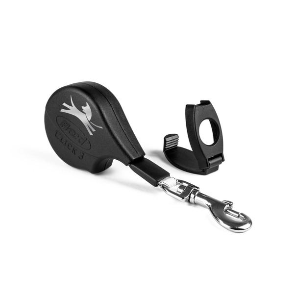 Поводок-рулетка Flexi Click tape 0,7m 25 kg Black - купить с доставкой ...
