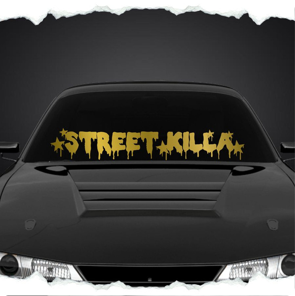 Наклейки на авто надпись Street killa - купить по выгодным ценам в ...