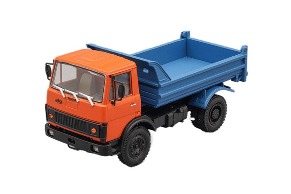 Коллекционная масштабная модель Минский 5551 самосвал (1985-1993), красный / синий, 1/43 ...
