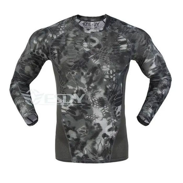 Лонгслив Мужской ESDY светло-серый, размер 54 Геометрический Спортивный купить c доставкой на ...