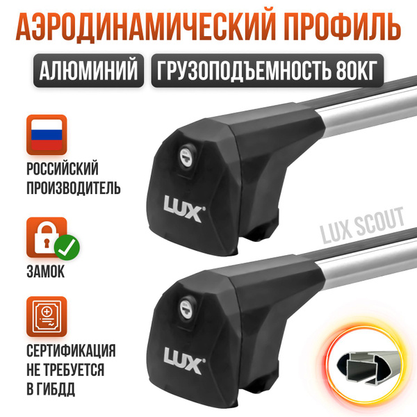 Багажник на крышу LUX SCOUT для Geely Coolray / Джили Кулрей ...