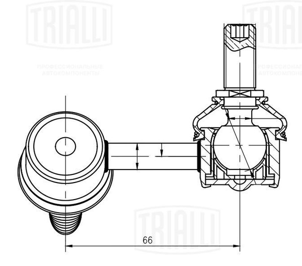 Стойка стабилизатора переднего правая для автомобиля Mitsubishi L200 ...