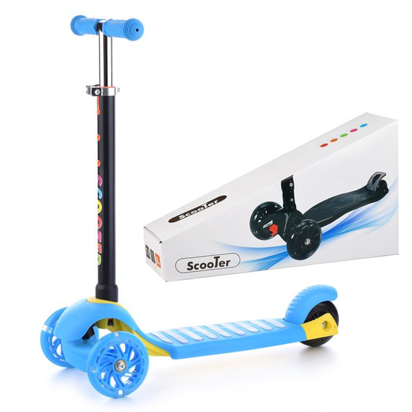 Самокат Городской UralToys детский трехколесный от 6 лет (До 60 кг ...
