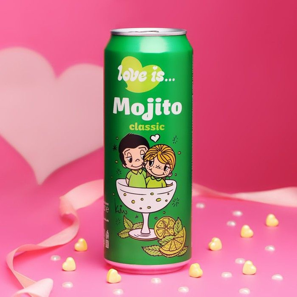 Газированный напиток Love Is Мохито, 450 мл - купить с доставкой по ...