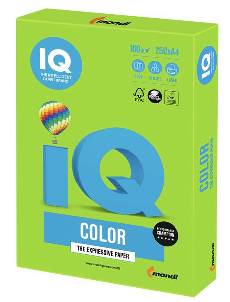IQ Color Бумага для принтера A4 (21 × 29.7 см), 500 лист., шт - купить ...