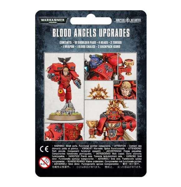 Модель для сборки Warhammer 40000 Blood Angels Upgrade Pack - купить с ...