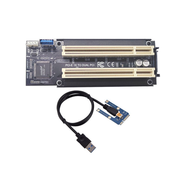 Mini Pci-E To Dual Pci Express X1 To Dual Pci Riser Card High ...