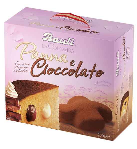 Кекс (кулич) Bauli COLOMBA PANNA E CIOCCOLATO 750 г, Италия - купить с ...