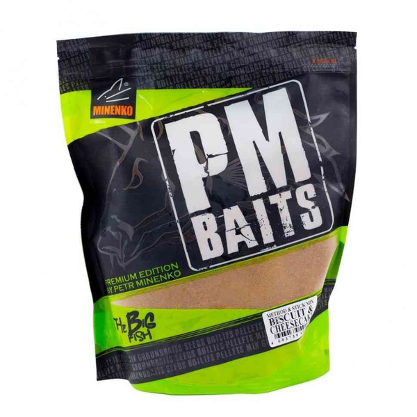 Прикормка методная натуральная Minenko Method & Stick Mix Biscuit & Cheesecake 750 г (Бисквит ...