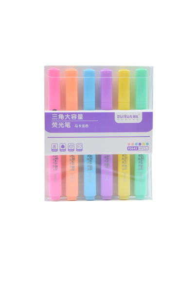 Набор текстовыделителей 6 цветов 1-3мм "Flex" пастельные тона, гибкий ...