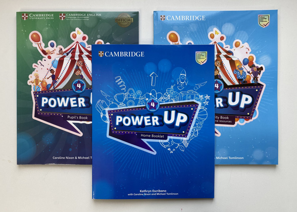 Power Up 4, Pupil's Book, Activity Book, Home Booklet + CD ( учебник ...