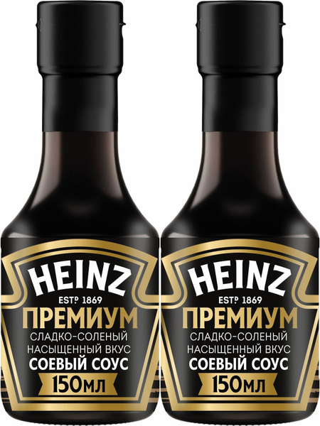 Соус Heinz Соевый премиум, комплект: 2 упаковки по 150 г - купить с ...