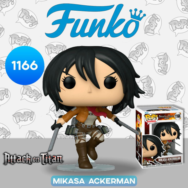 Фигурка Funko POP! Animation Attack on Titan S4 Mikasa Ackerman w/Swords (1166) 57981 - купить с ...