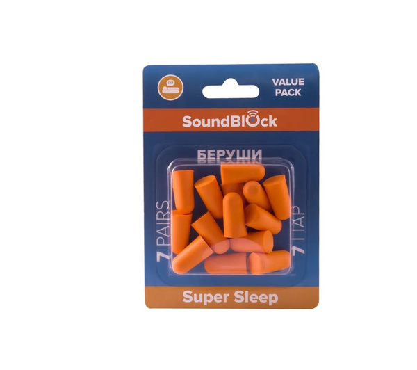 Soundblock Пенные беруши,7 шт - купить с доставкой по выгодным ценам в ...