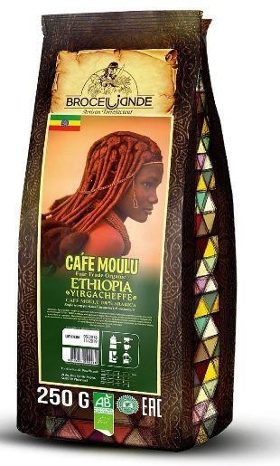 Broceliande Кофе молотый Эфиопия, 250 гр - купить с доставкой по ...