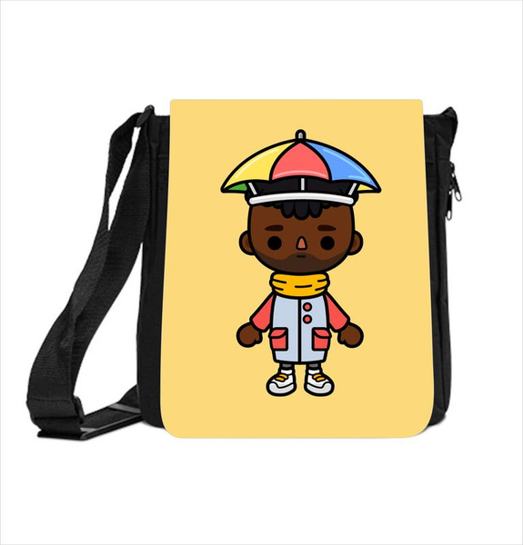 Сумка MIGOM размер 21*18 мужская принт "Тока Бока, Toca Boca" - 0004 ...