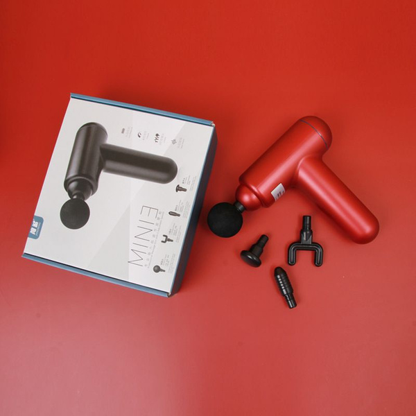 Портативный массажер для расслабления мышц и фасций, кнопка, 6 уровней ...