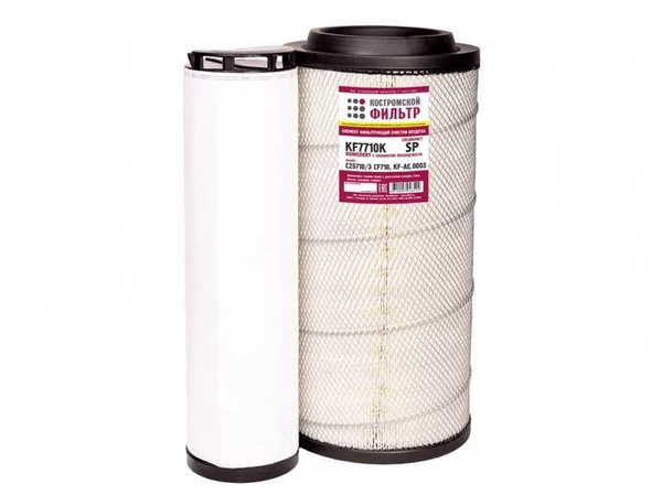 Фильтр воздушный КОСТРОМСКОЙ ФИЛЬТР KF-АЕ.0003 (MANN C25710/3) KF7710 ...