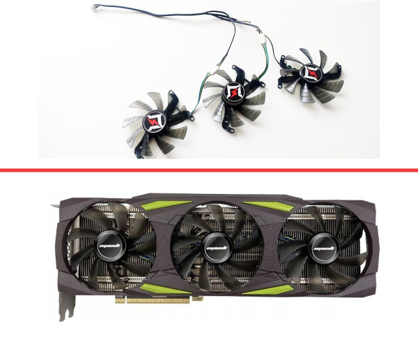 Вентиляторы для видеокарты Manli RTX 3090 - купить кулер по выгодной ...