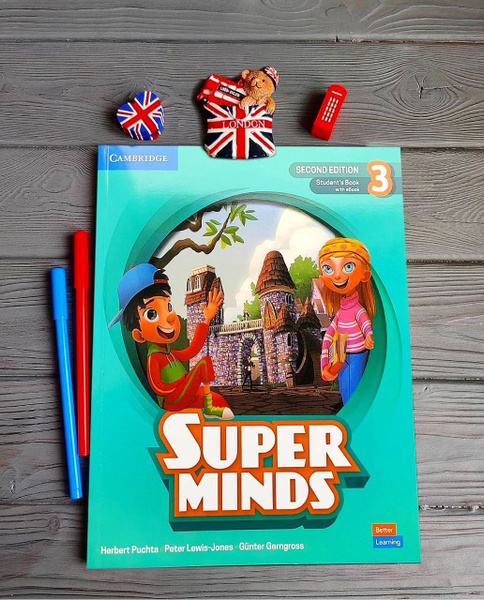 Super Minds 3 комплект SECOND EDITION Student's book + Workbook + ОНЛАЙН КОД - купить с ...