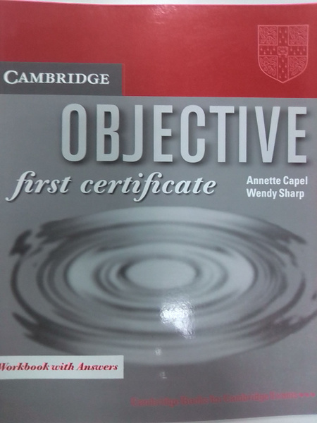 OBJECTIVE FIRST CERTIFICATE Workbook with Answers - купить с доставкой ...