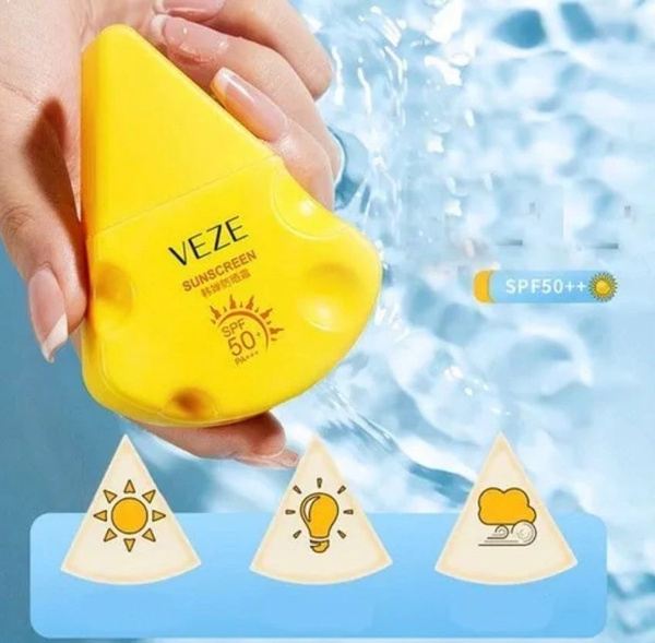 Солнцезащитный крем VEZE Cheese Sunscreen. SPF 50 - купить с доставкой ...