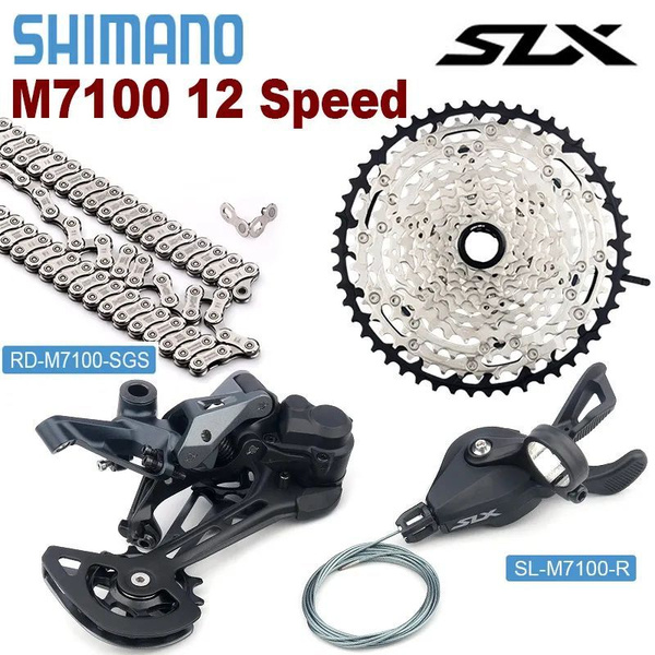 Комплект SHIMANO SLX M7100 1x12 скоростей, переключение SL-R+RD-SGS ...