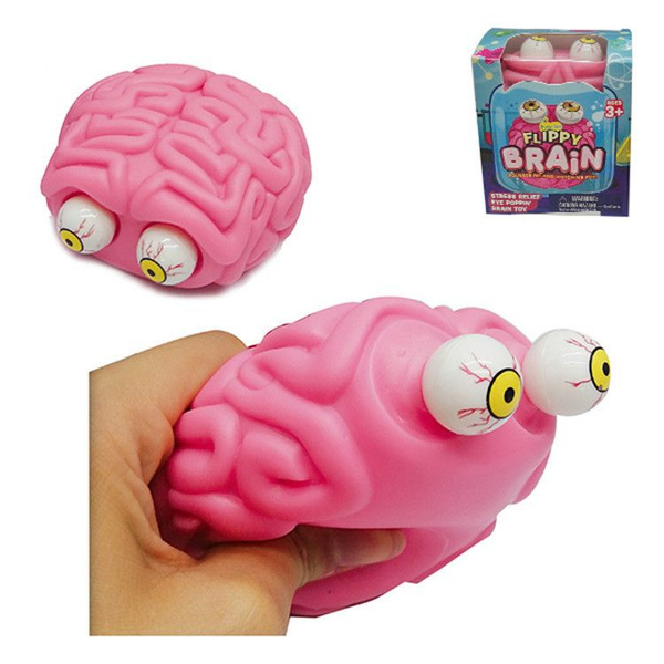 Flippy Brain Squishy Eye Popping Squeeze Fidget СДВГ Аутизм Приколы ...