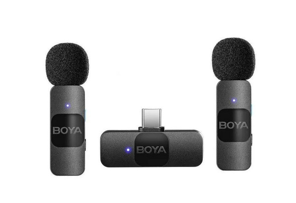 Беспроводная система Boya BY-V20, 2.4 ГГц, TX+TX+RX, USB-C купить на ...