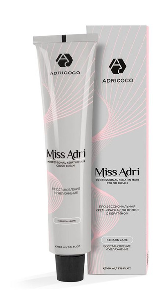 ADRICOCO Краска для волос, 100 мл - купить с доставкой по выгодным ценам в интернет-магазине ...