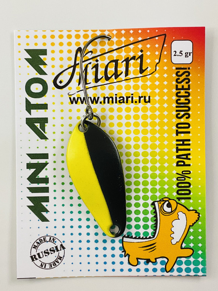 Колеблющаяся Блесна Miari ATOM 2 15g, 1 шт - купить по низким ценам в интернет-магазине OZON ...