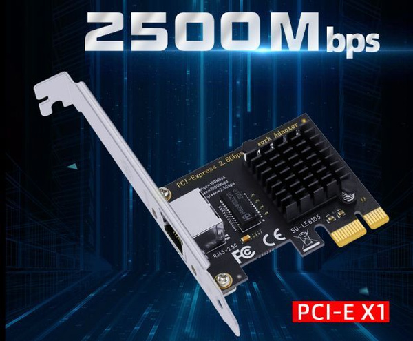 Сетевая карта SSU Intel i225-V, 2.5Gb, RJ-45 купить на OZON по низкой ...