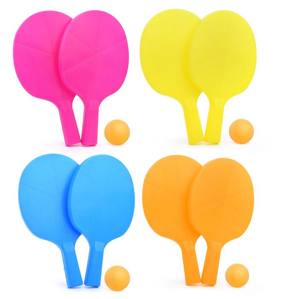 Набор ракеток H118C цветная ручка, в сетке - купить с доставкой по ...