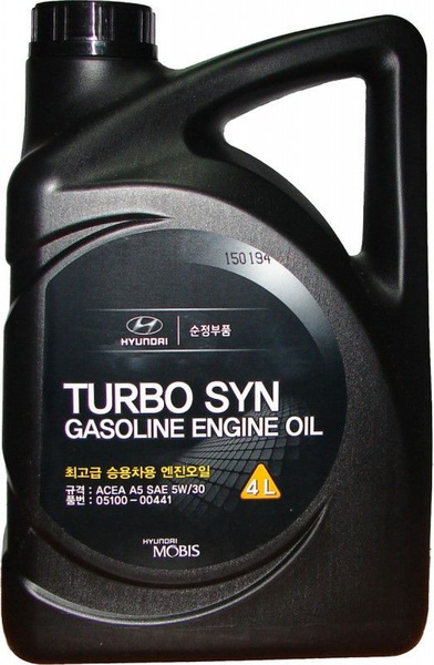 Масло моторное Hyundai Turbo Syn Gasoline 5W-30 Синтетическое 4 л ...