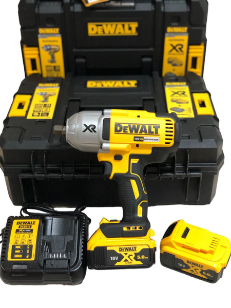 Аккумуляторный гайковерт DeWALT DCF899P2 ЗУ, 2 АКБ 18В 5АЧ, Кейс ...