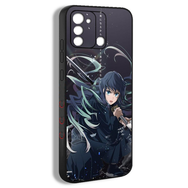 чехол для смартфона Подходит для Tecno Spark 8c Истребитель демонов Муичиро Токито аниме девушка
