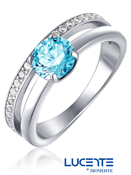 Lucente Кольцо Серебро родированное 925 пробы - купить с доставкой по выгодным ценам в интернет ...