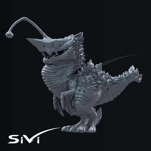 Миниатюра для настольных игр DnD Kaiju Hopper Фантастический ...