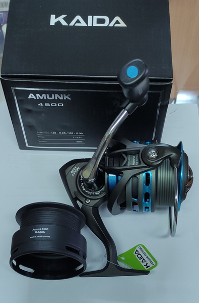 Катушка KAIDA AMUNK, Безынерционная, 4500, Передний фрикцион купить по ...