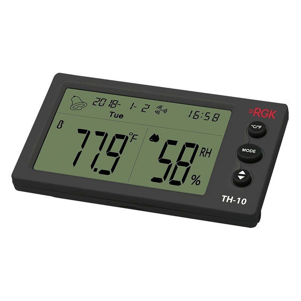 Термогигрометр цифровой RGK TH-10 - купить по выгодной цене в интернет-магазине OZON (1595192027)