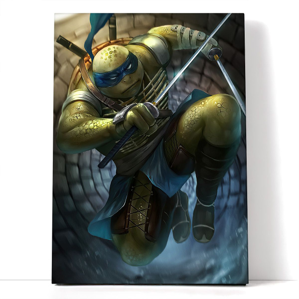 Интерьерная картина на холсте/Черепашки ниндзя - Леонардо - купить по ...