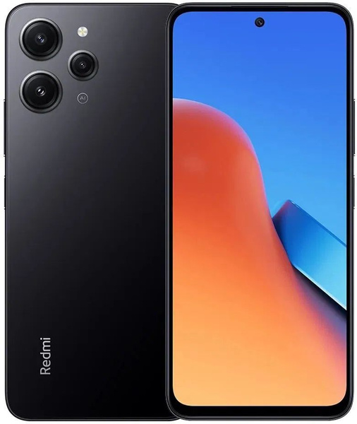 Смартфон Redmi 12 128 ГБ 4 ГБ Черный 6.79 IPS 23053RN02Y купить c ...