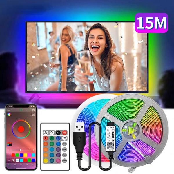 Светодиодная лента BOOS JACK, 5В, IP20, 18 LED/m с пультом многоцветная ...