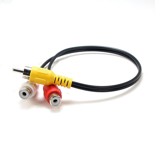 Разветвитель 1 RCA x 2 RCA штекер-гнездо - купить с доставкой по ...