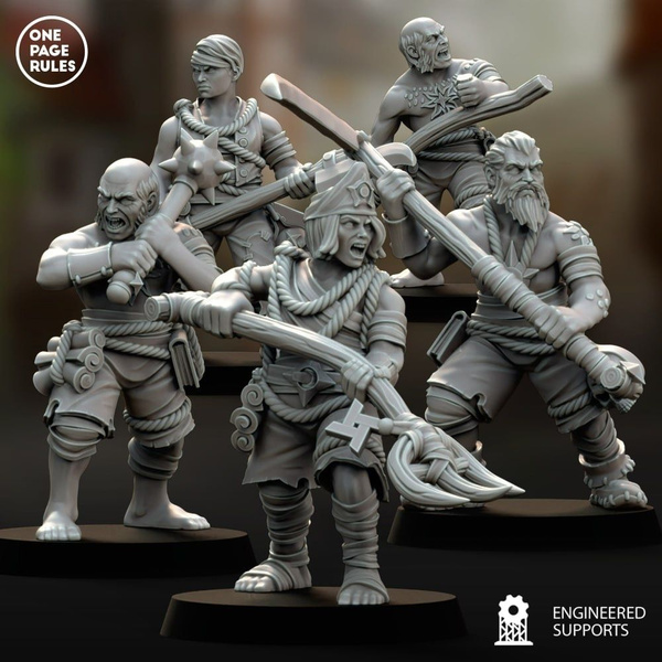 Warhammer Fantasy Empire Flagellants/ Набор фигурок для Warhammer Имперские флагеллянты - купить ...